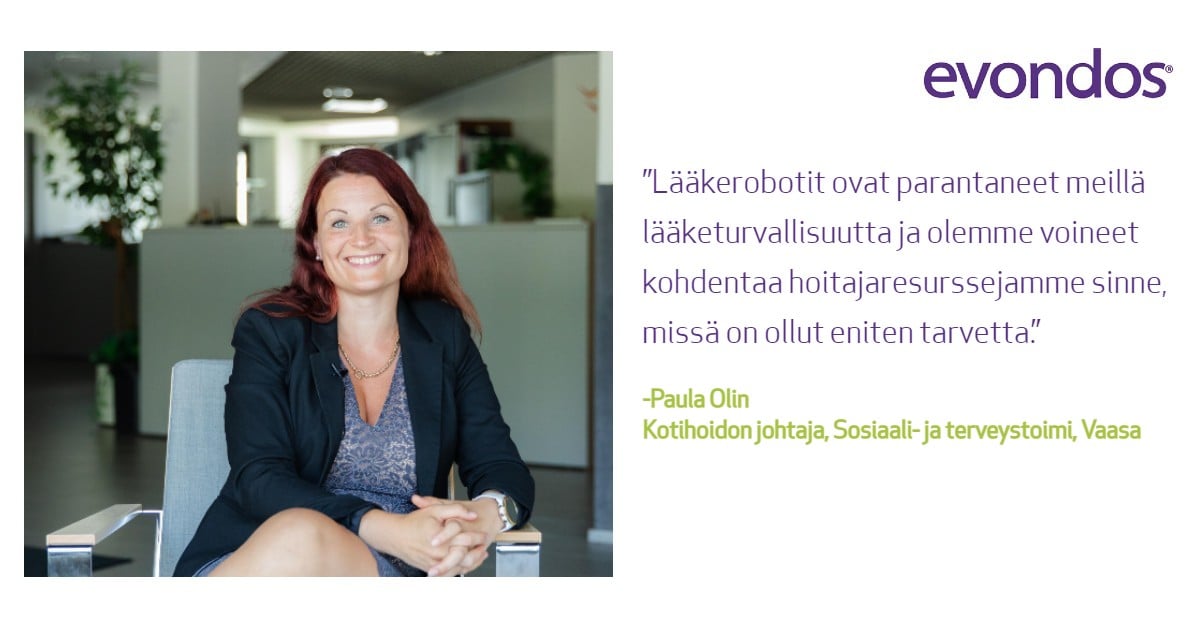 Evondos® Lääkeannostelurobotti | Evondos